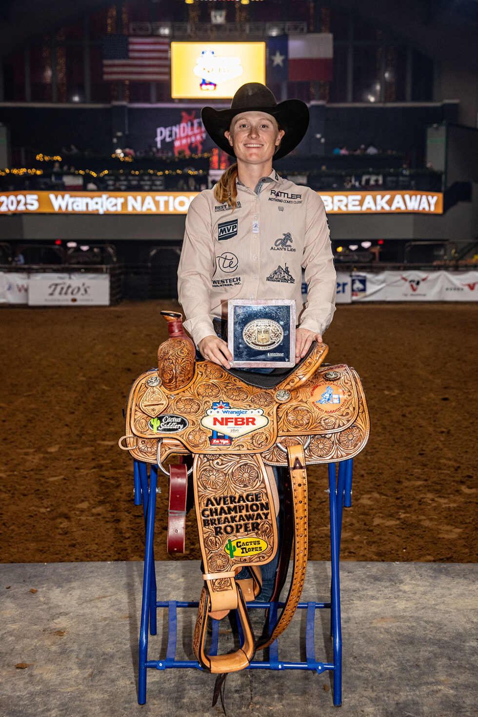 Munsell Wins First World Title in Breakaway Roping, George Ropes Her ...